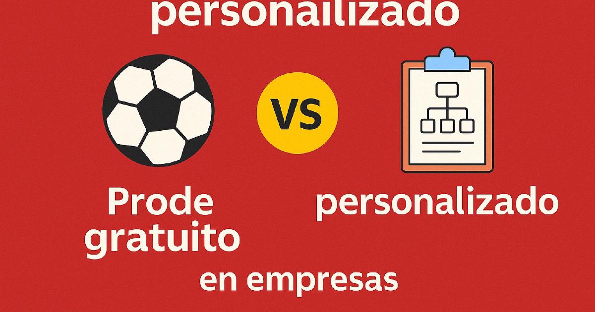 Prode gratuito vs personalizado